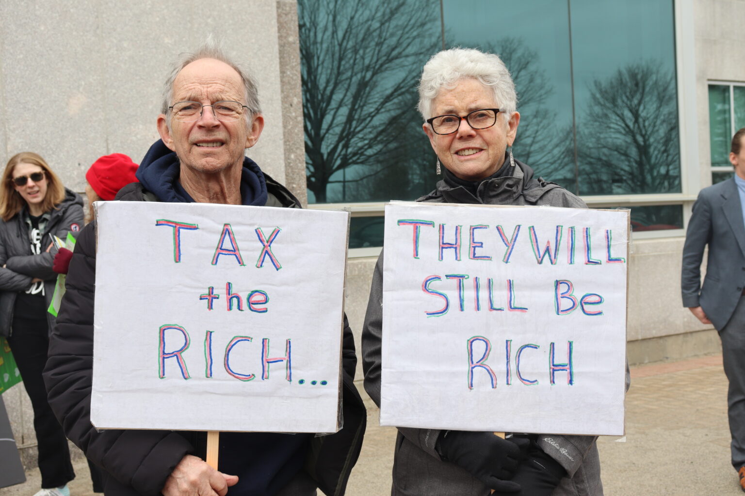 On Tax Day, Mainers rally against tax breaks for the wealthy - Mainers ...